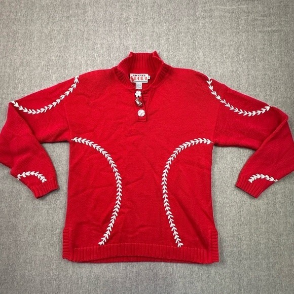 Sweaters | Richard Sport Womens Baseball Sweater W Soccer Baseball ...